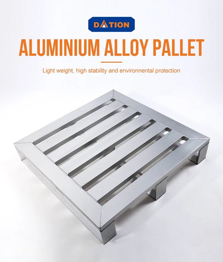 Custom Anti-slip Metal Warehouse Aluminum Pallets Platform Warehouse ...