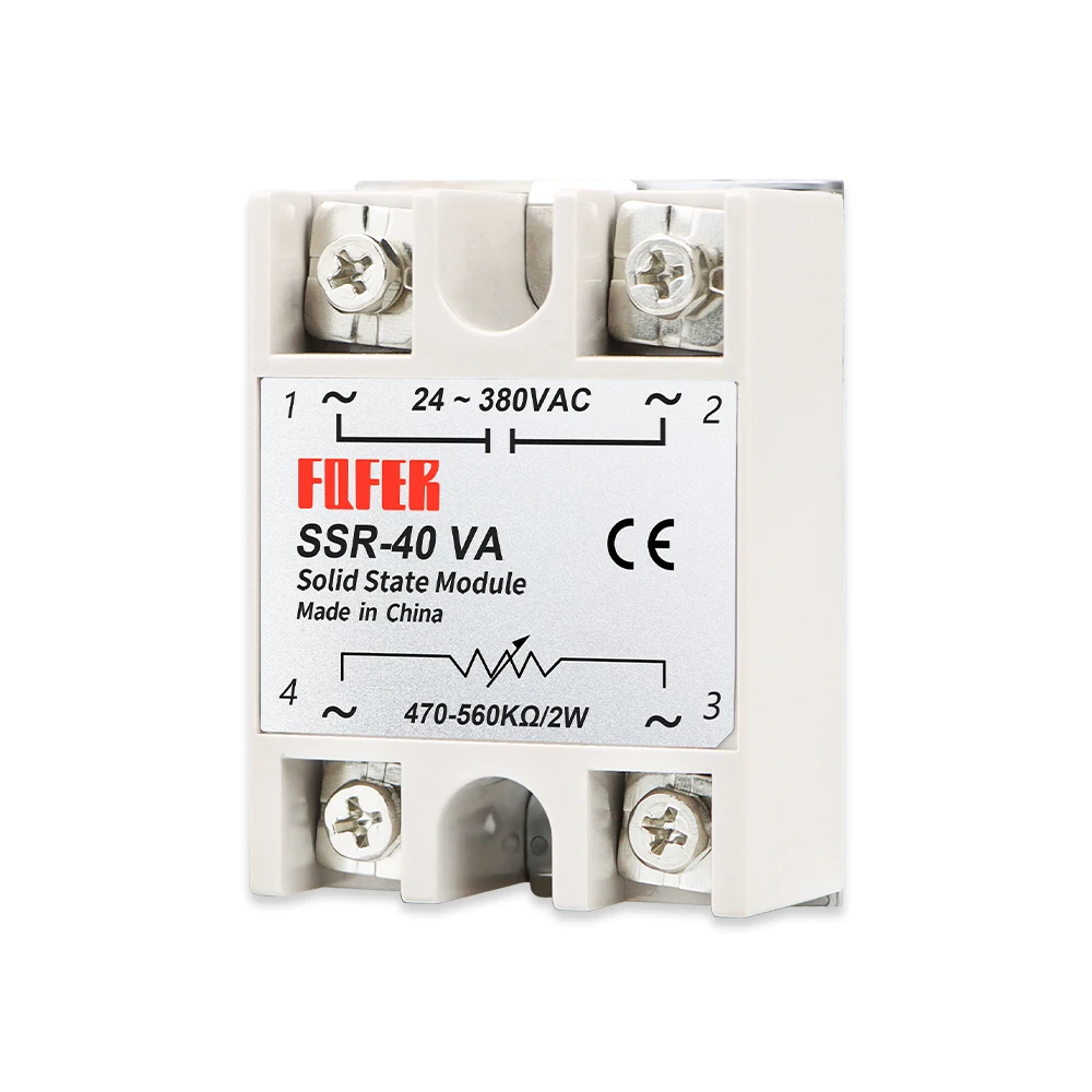 Ssr-40va Voltage Regulating Solid State Relay 10va 25va 40va 60va 80va 100va Single Phase Relay ...