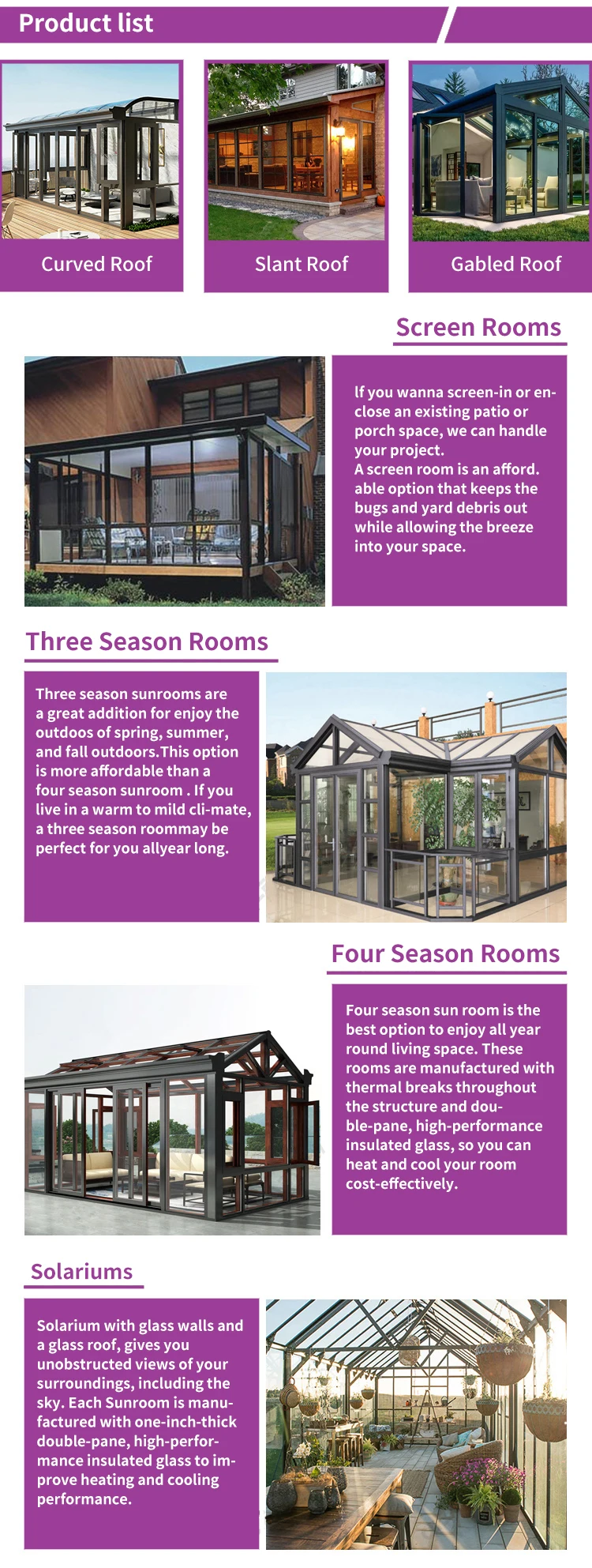 Movable Prima Sunroom - Retractable Roof & Pool Enclosure