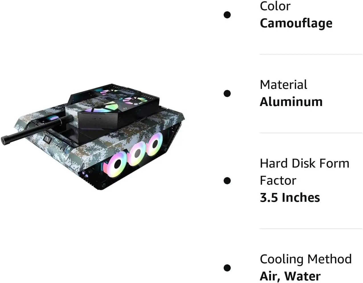 12PCS RGB Cooling Fans E-ATX Full Tower PC Case with Thermometer ...