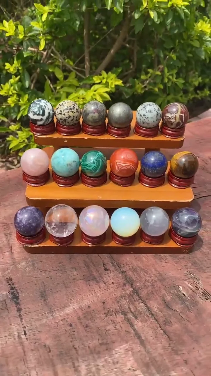 30mm Wholesale Natural Polished Healing Gem Stone Quartz Gemstone ...