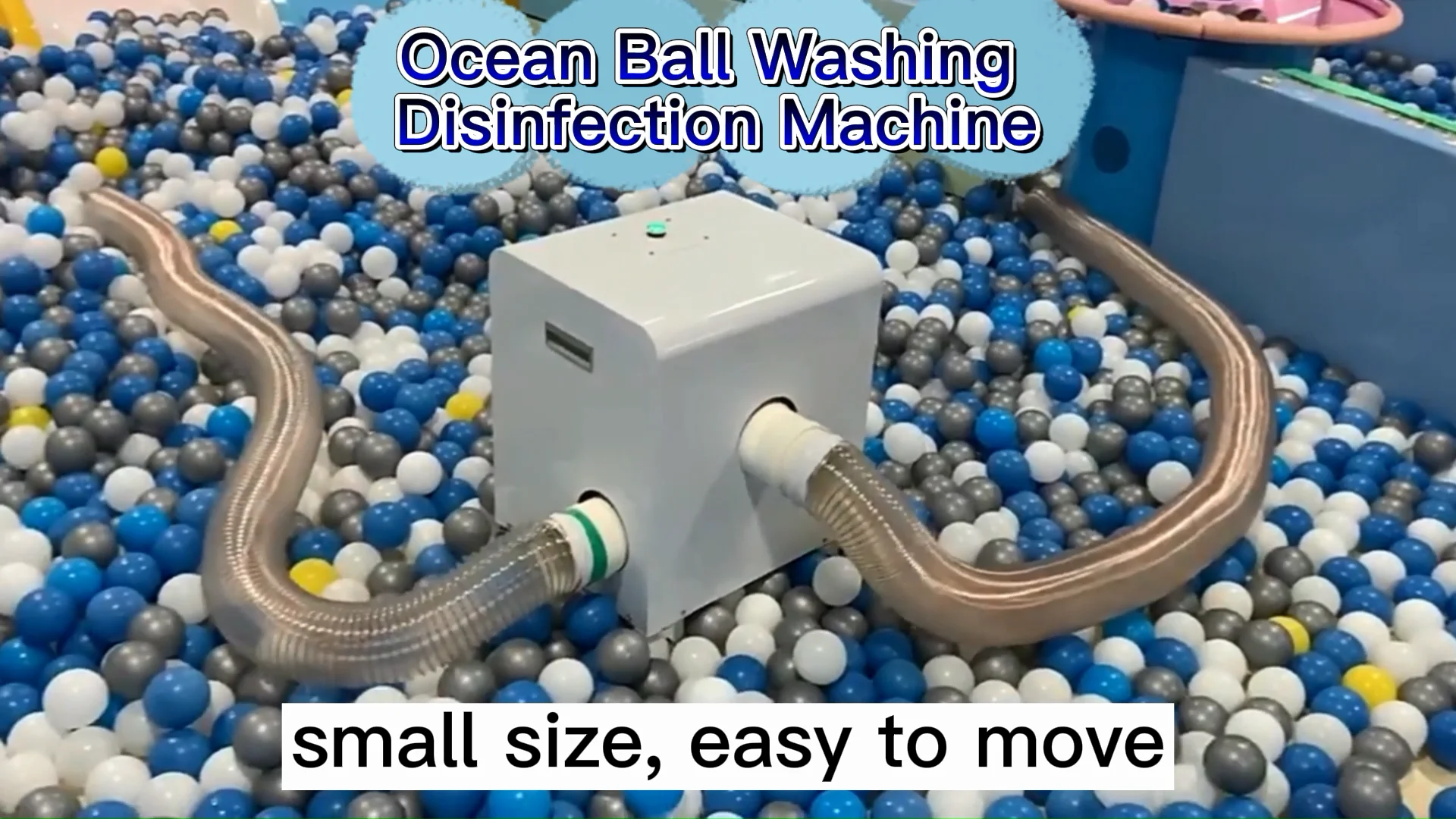Ocean Ball Dry Washing Machine Indoor Playground Disinfection Ball Pit ...
