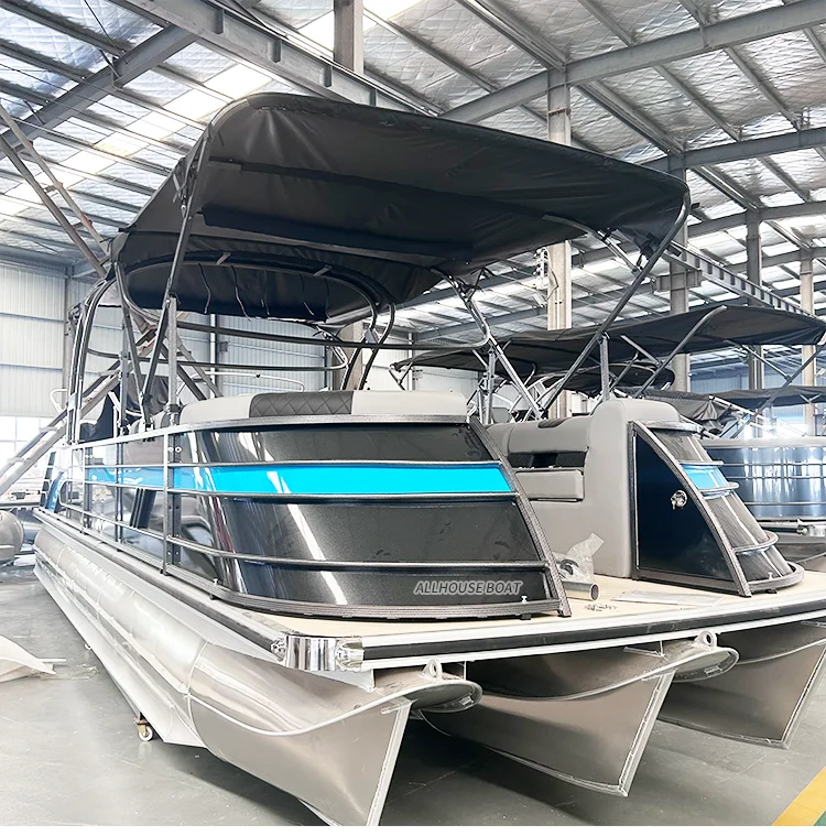Luxury Aluminium Float Boat Pontoons - Custom Double Deck