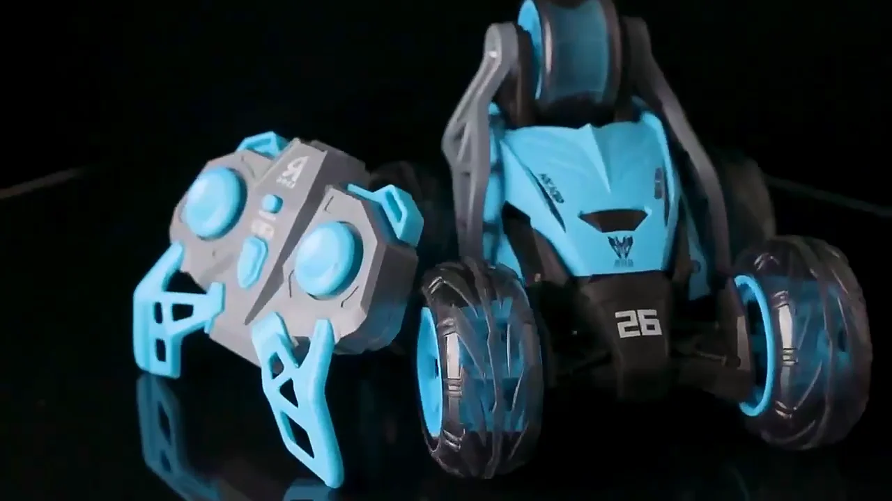 360 Flip Tumbling Vehicles 5 Wheels Stunt Cars Double Side Remote ...