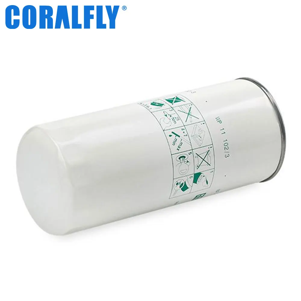 Coralfly Wholesale Truck Excavator Diesel Engine Parts Oil Filter Wp 11 ...