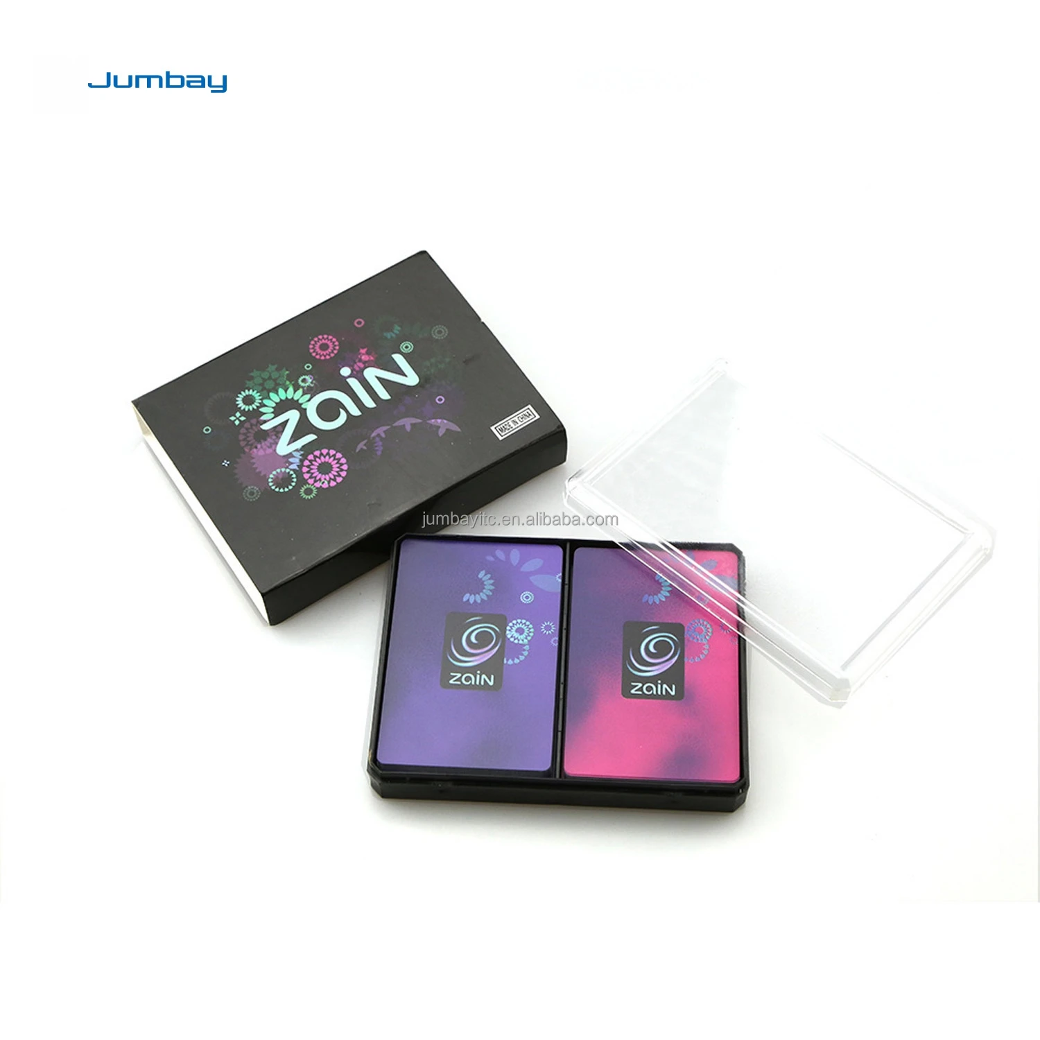 Customized Zain Double Sided Deck Plastic Playing Cards