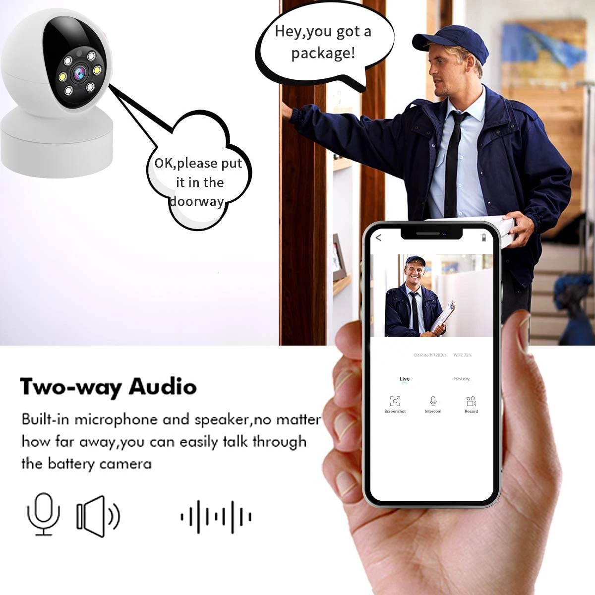 Customize Webrtc Sdk Api Rtsp Rtmp For Indoor And Outdoor 3mp 5mp Security Cctv Night Vision ...