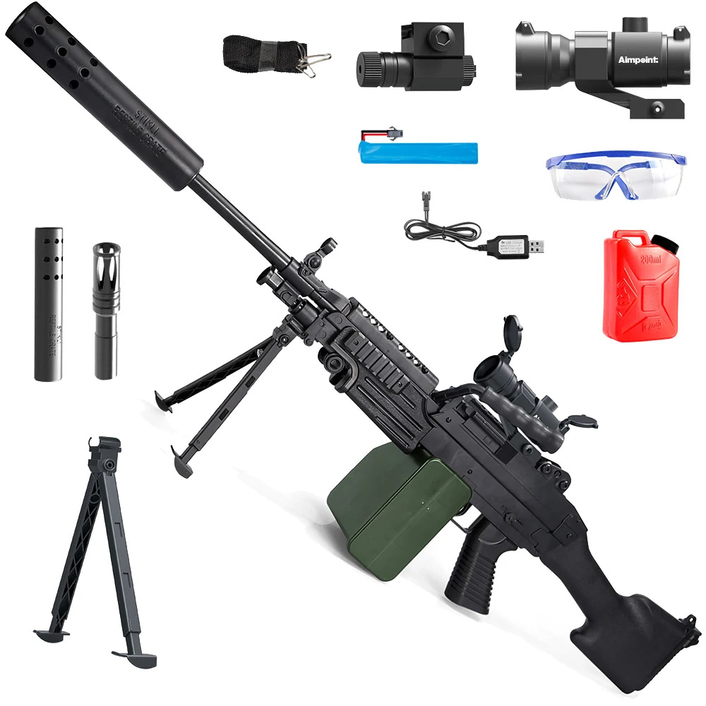 Shooting Game Electric Splatter Hydrogel Gun Toy 96CM