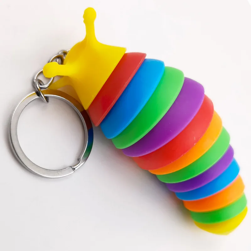 Pop Fidget Toys Rainbow Slug - Stress Relief Sensory Fun