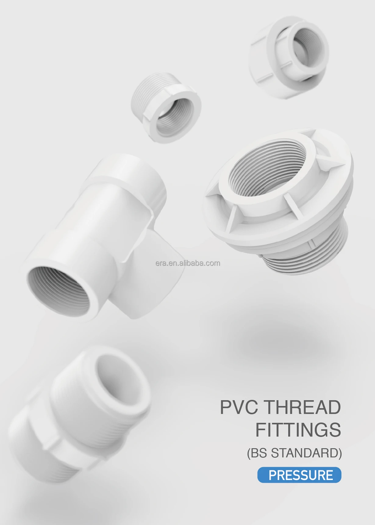 ERA BS Standard PVC Thread Fittings - Durable & Versatile