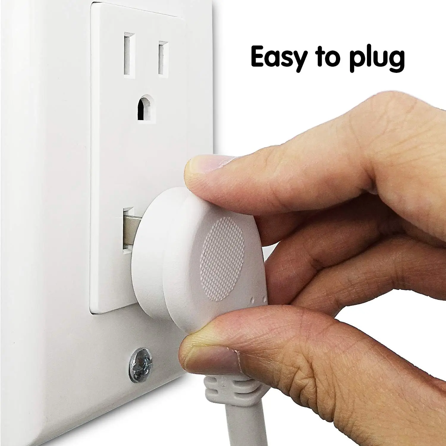 1Feet 16 Gauge Flat Plug Heavy Duty Extension Cord Outlet Saver 3-Prong ...