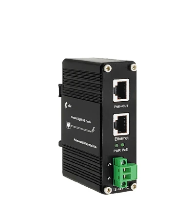 Hardened 30W PoE Injector Adapter for Ethernet & Power