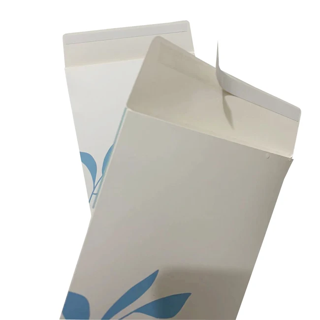 White Recycled Mini Paper Folding Square Envelope With Custom Kraft ...