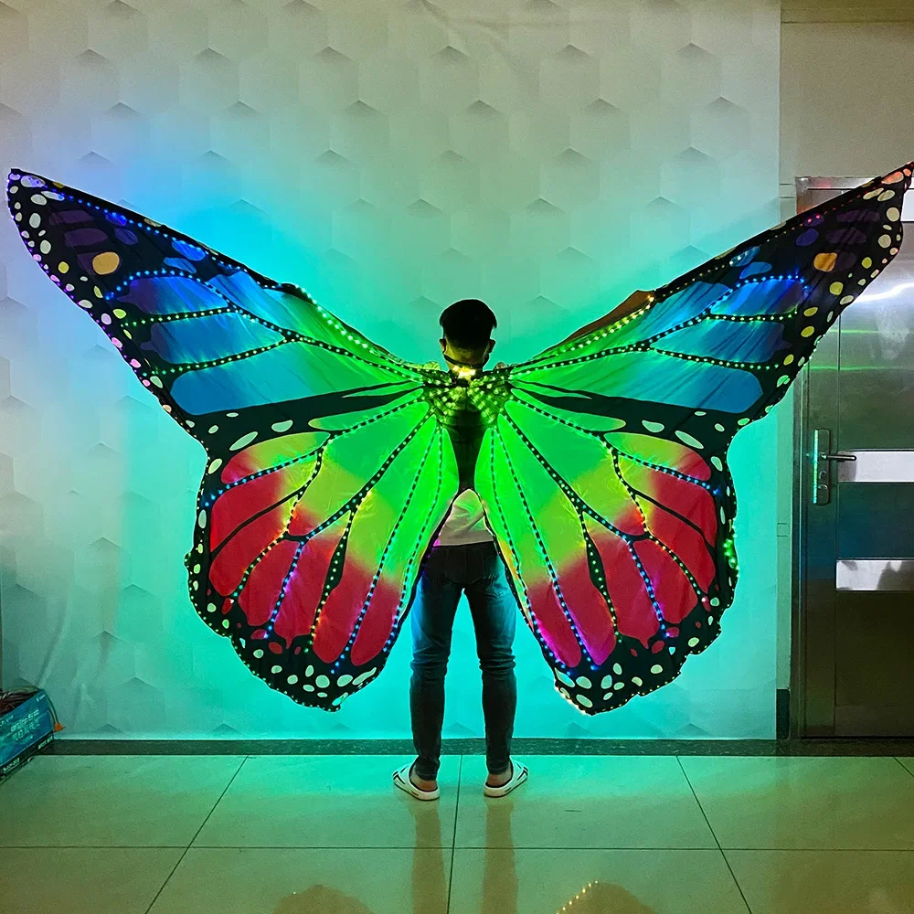 LED Wings Dance Accessories Girl led Wings Costume Remote Control ...