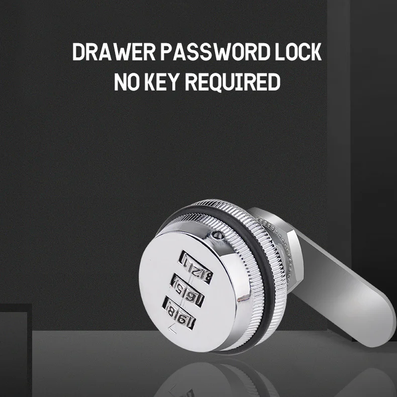 Mailbox Cam 3 Digit Digital Combination Password Cabinet Lock for Safe ...