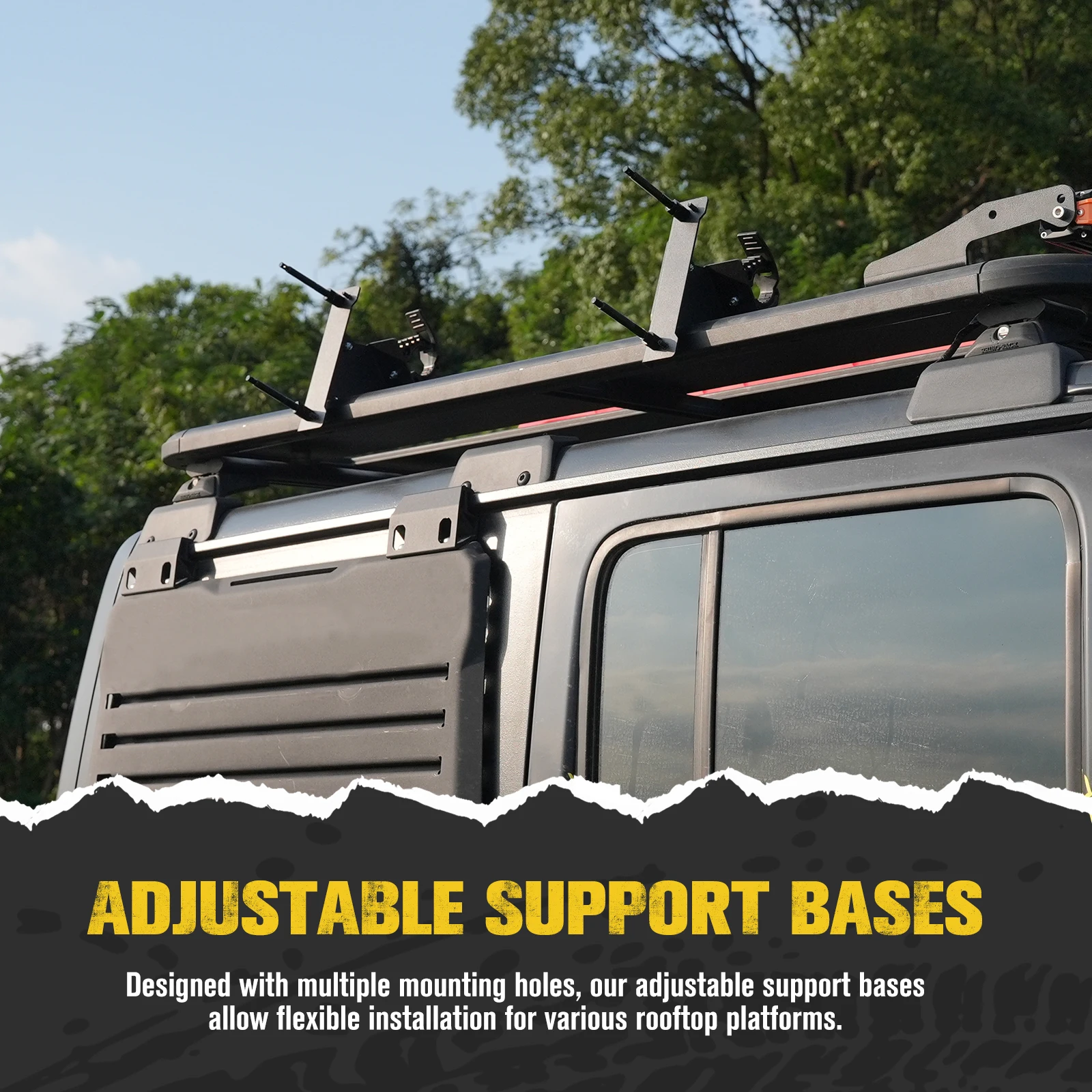 BUNKER INDUST Recovery Track Mounts - Heavy Duty & Universal