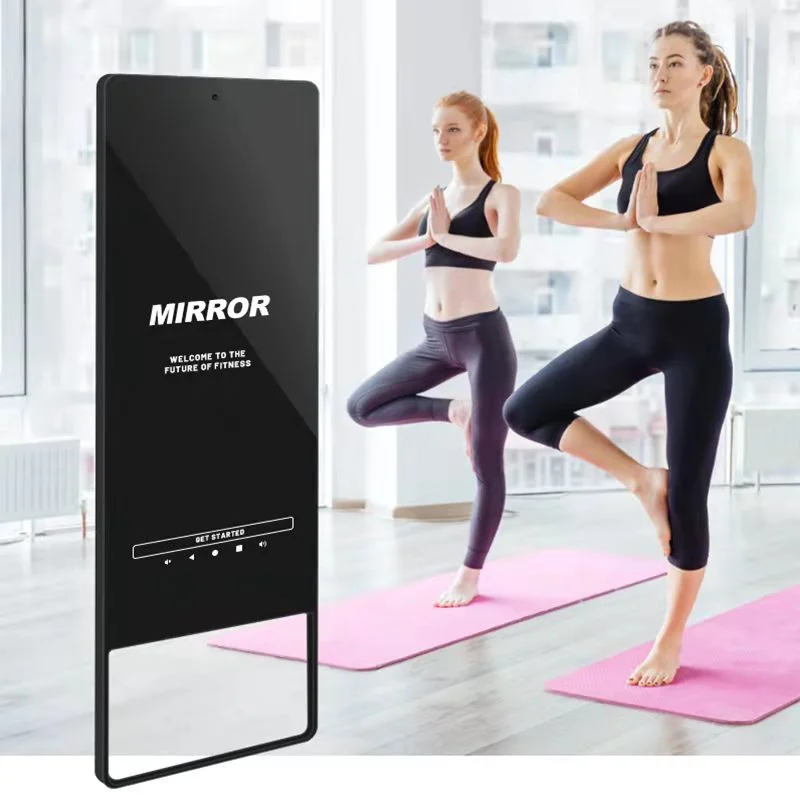 55inch Sexy Workout Mirror Digital Signage And Display Fitness Mirrors For Fitness Gym Mirror ...