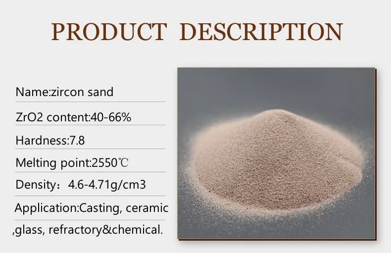 Zircon Sand Professional Manufacturer Zirconia Zirconium Silicate Sand ...