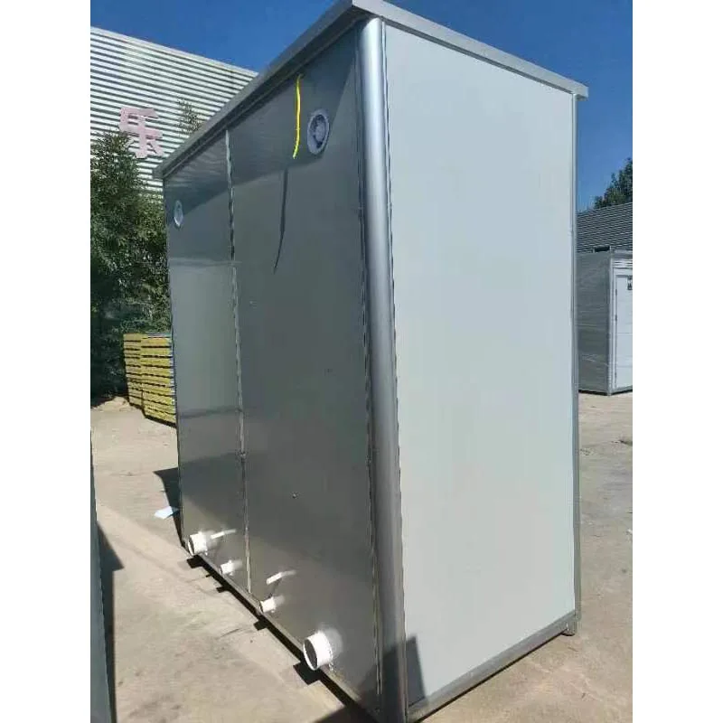 Trailer Prefab Prefabricated Bio Container Showers Portable Toilet ...