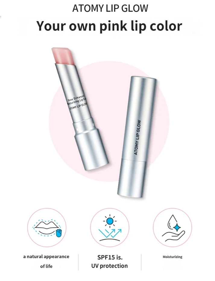 Hot Selling Korean Brand Atomy Lip Glow Rose Enhanced Moisturizing Lip ...