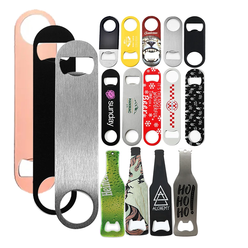 Wall Mounted Bottle Opener - Custom Sublimation Stainless Steel