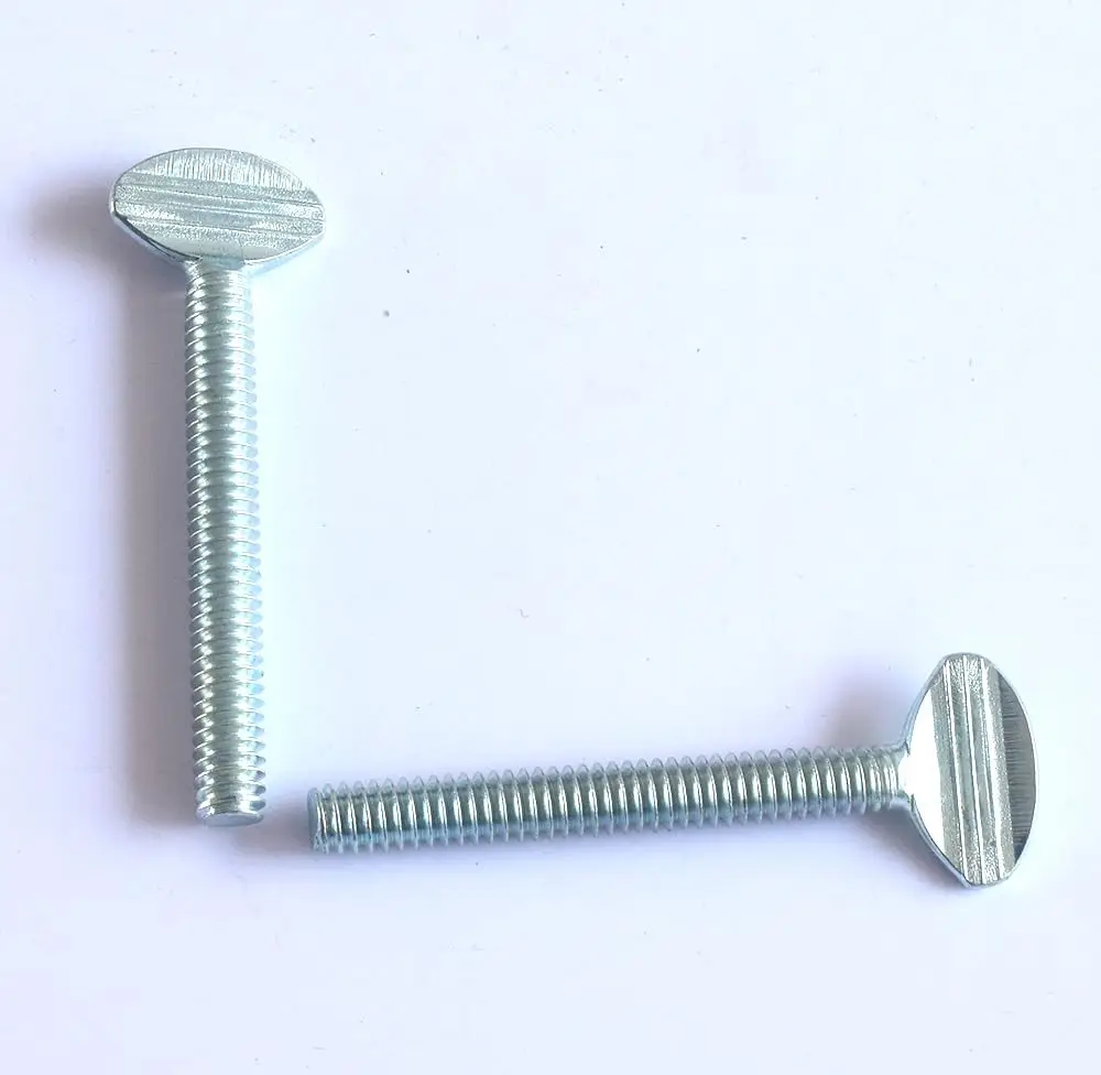 XD Fastener Carbon Steel Knurled Spade Head Thumb Screw