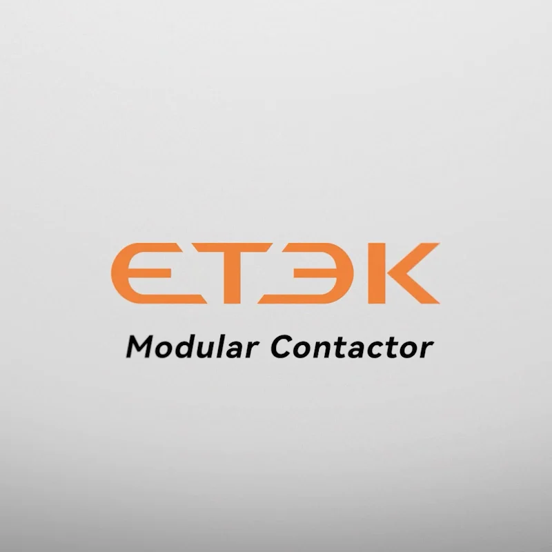 Etek contactor magnetic 2pole 2nc NC/NO 220v ac contactor