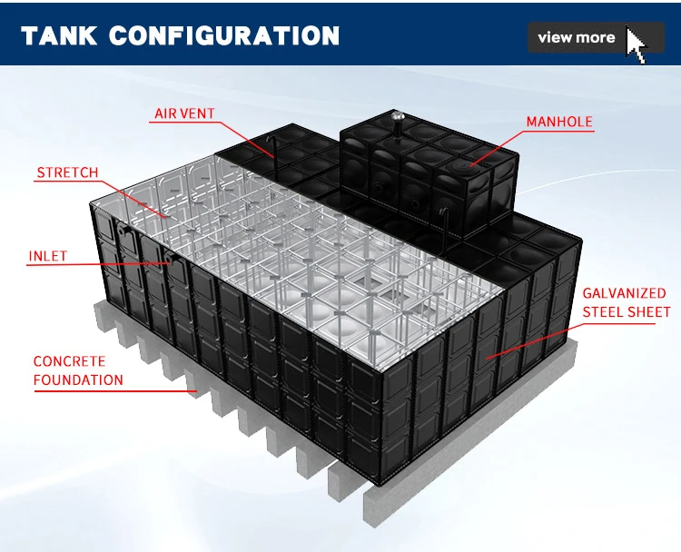 Underground Water tank Storage for Domestic Water, Fire protection ...
