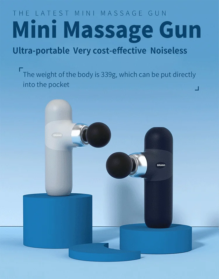Pm18 Portable Handheld Percussion Small Pocket Massage Gun 2020 Mini ...