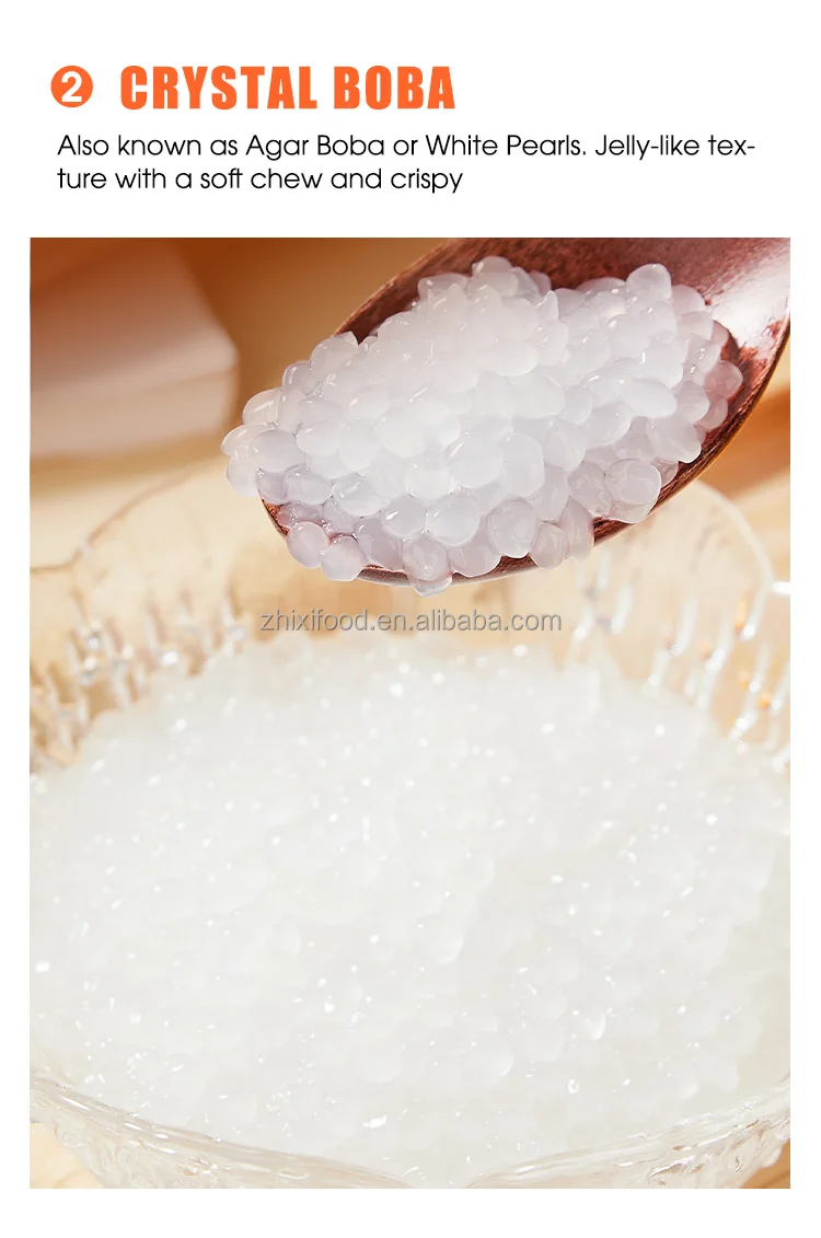 Mini Crystal Boba Pearls - Instant Bubble Tea Ingredient