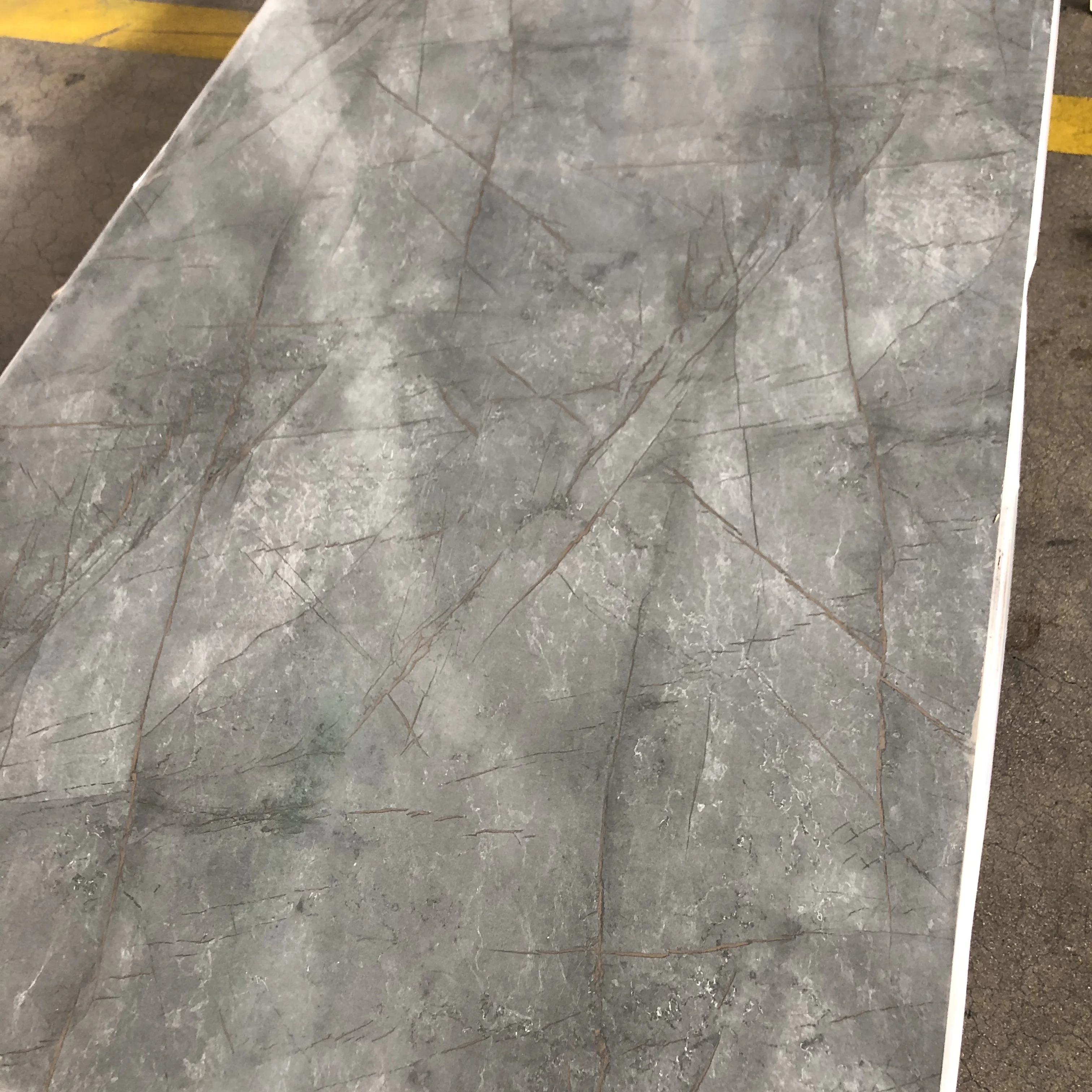 Marble HPL White Texture Sunmica Laminate Sheet for Kitchen