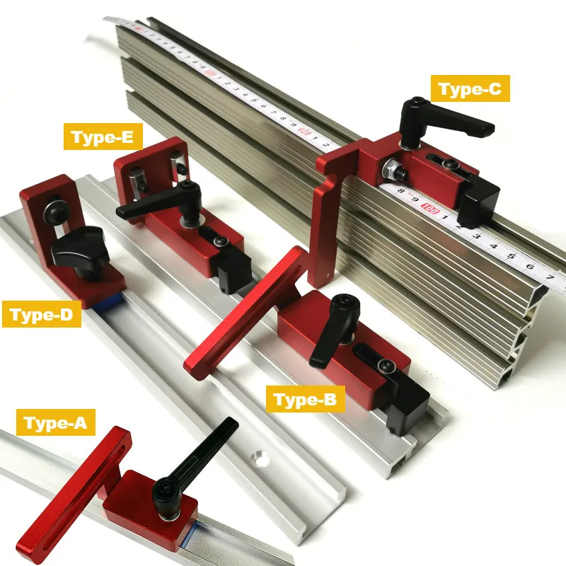300-800mm Woodworking T-slot Miter Track Aluminum Alloy T-track Miter ...