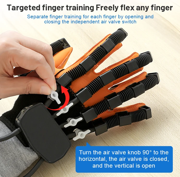 Hot Sale Finger Stroke Exercise Equipment Hand Rehabilitation Gloves ...