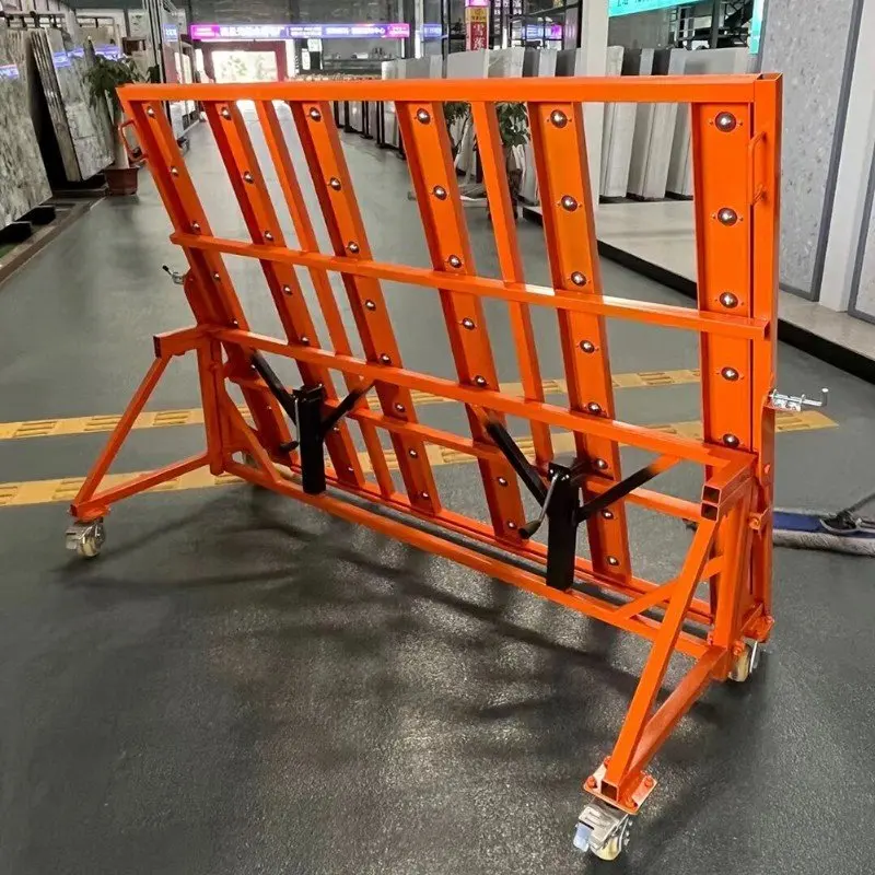 Raizi Tilting Slab Transport Cart - Efficient Stone Handling