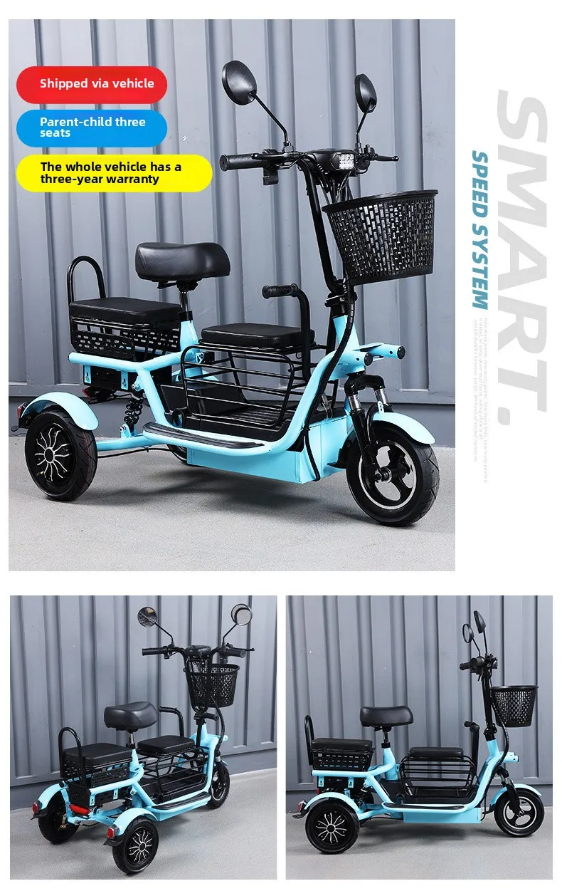2025 EEC Certified Electric Tricycle - Open Body 3-Wheel Vehicle