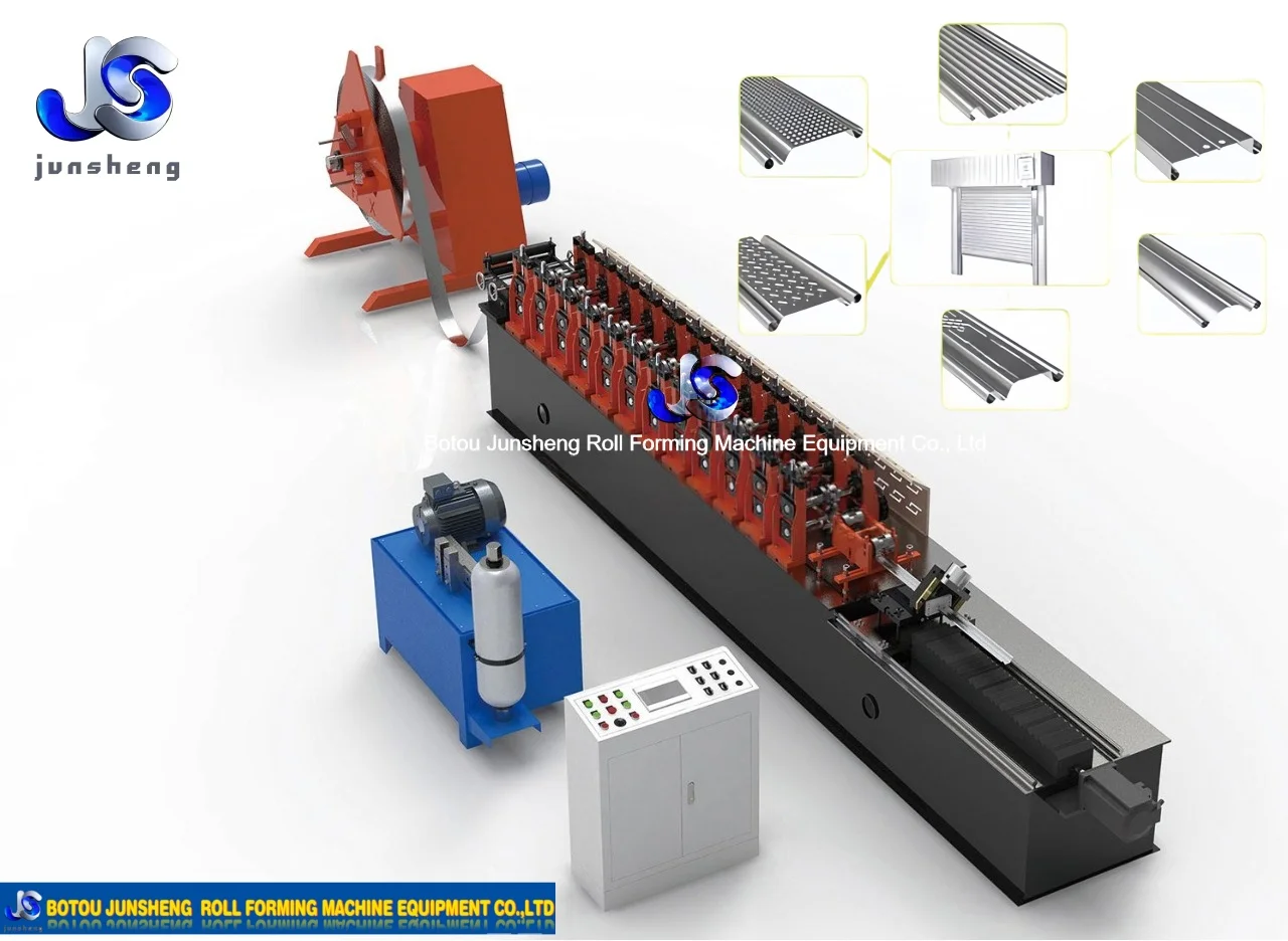Metal Shutter Door Frame Rolling Forming Machine Steel Profile Roller ...