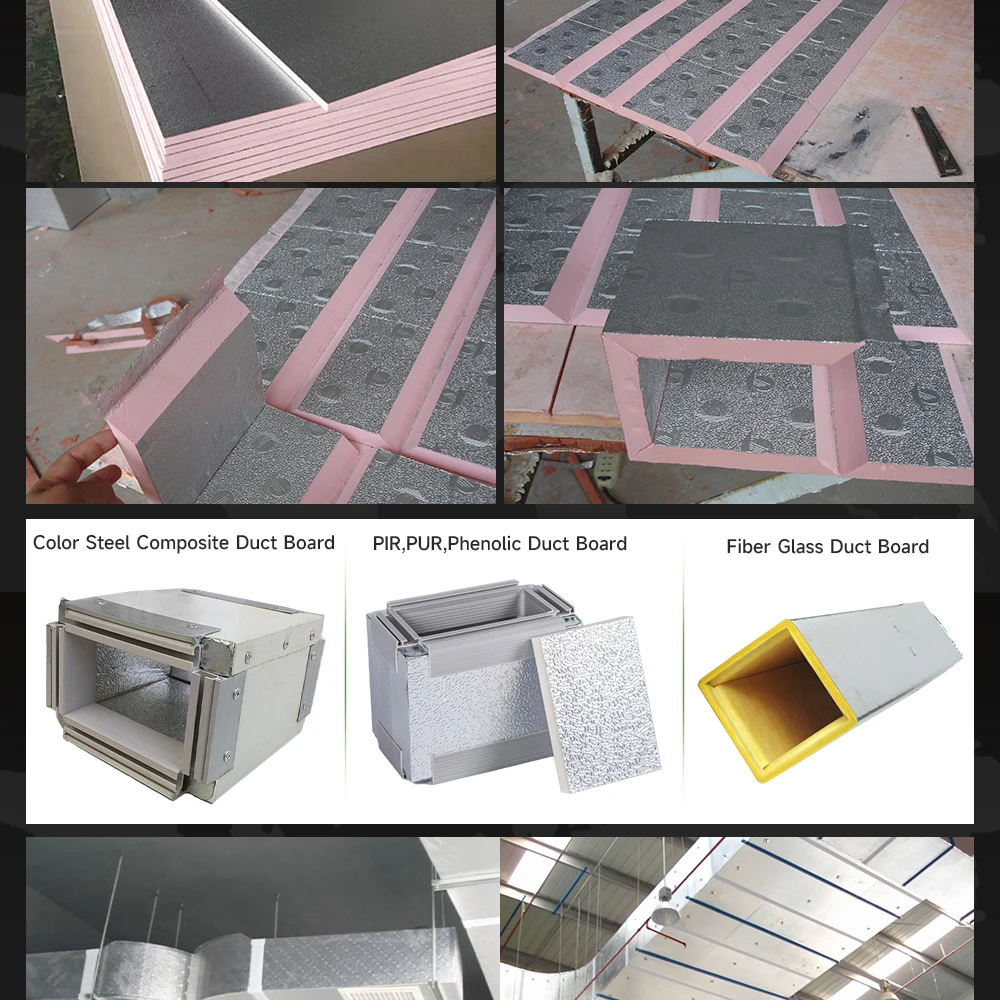 HVAC P3 PIR Duct Board Cutting Tools for Hospital Use