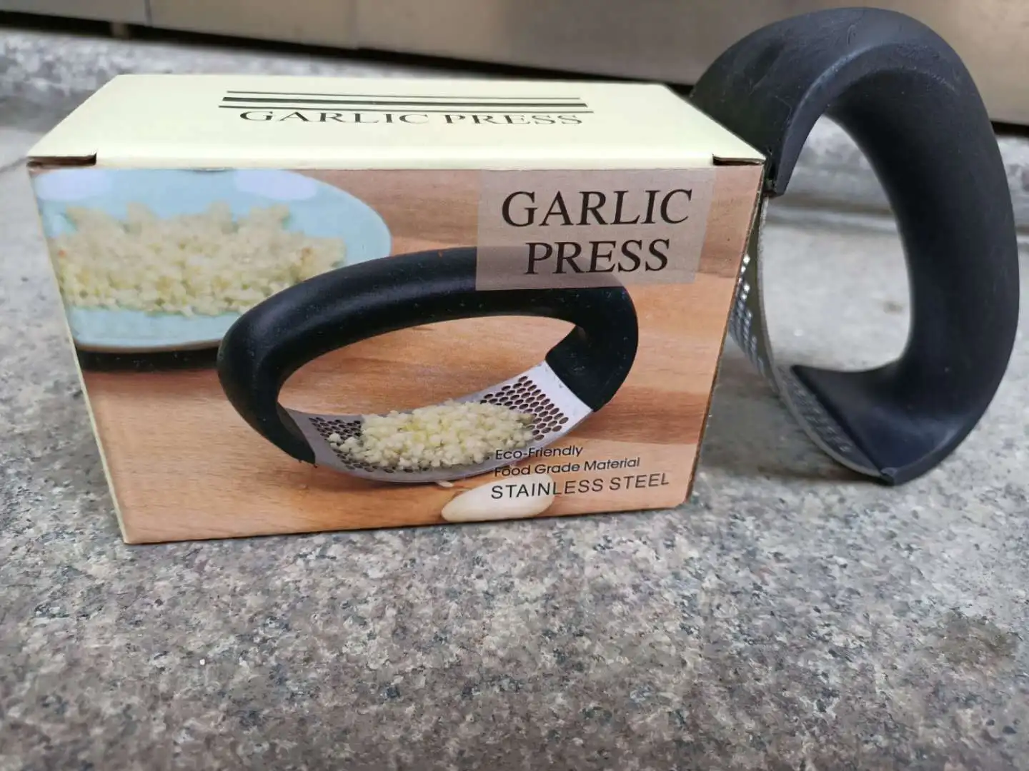 多功能不锈钢姜蒜压榨机厨房削皮器食品蔬菜切碎机破碎机摇杆机 - Buy 家用厨房高品质环形压蒜去皮机破碎机,2022新款时尚热销容易净菜压蒜器 ...