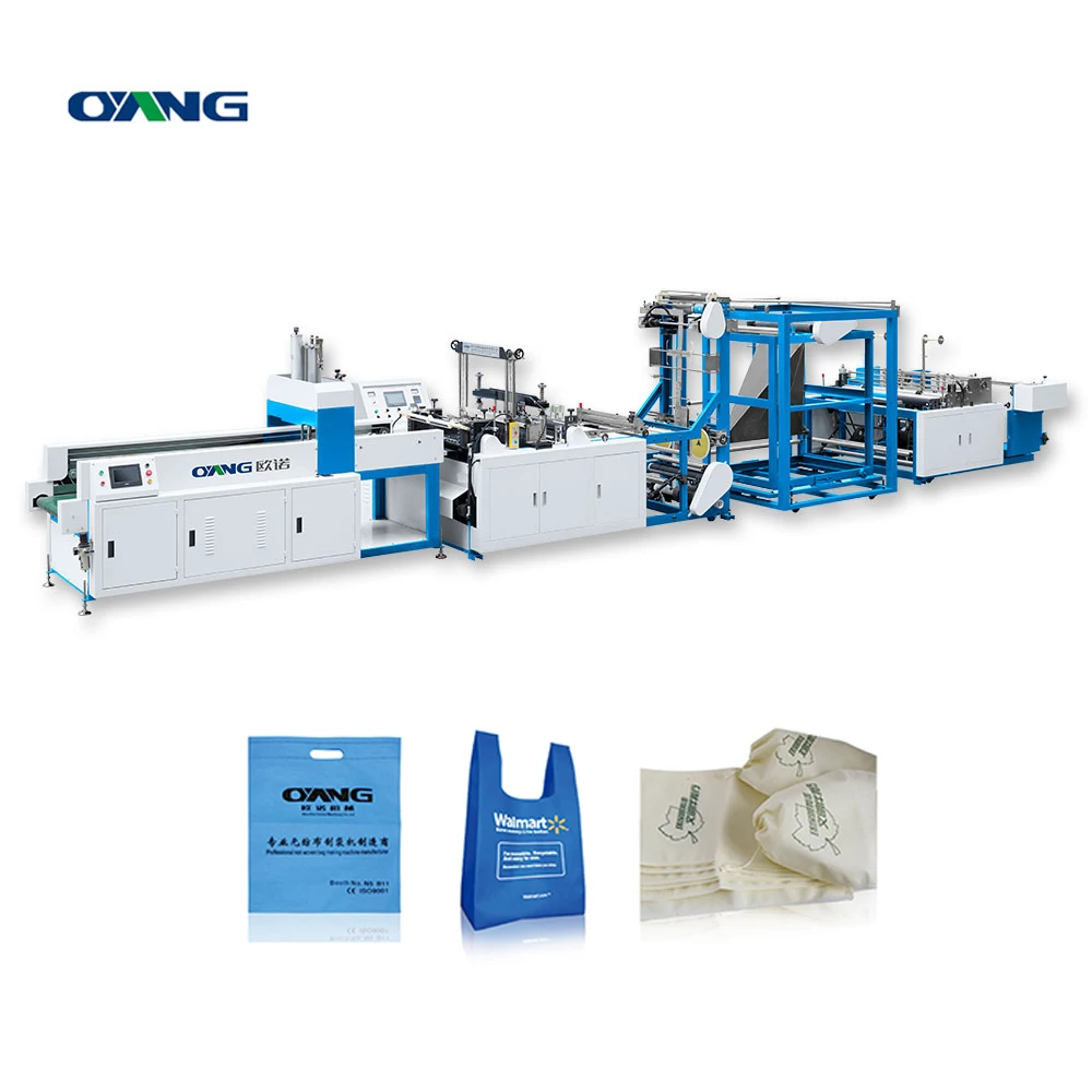 Oyang Onl-c700 Full Automatic Pp Non-woven T-shirt Bag D Cut Bag Making ...