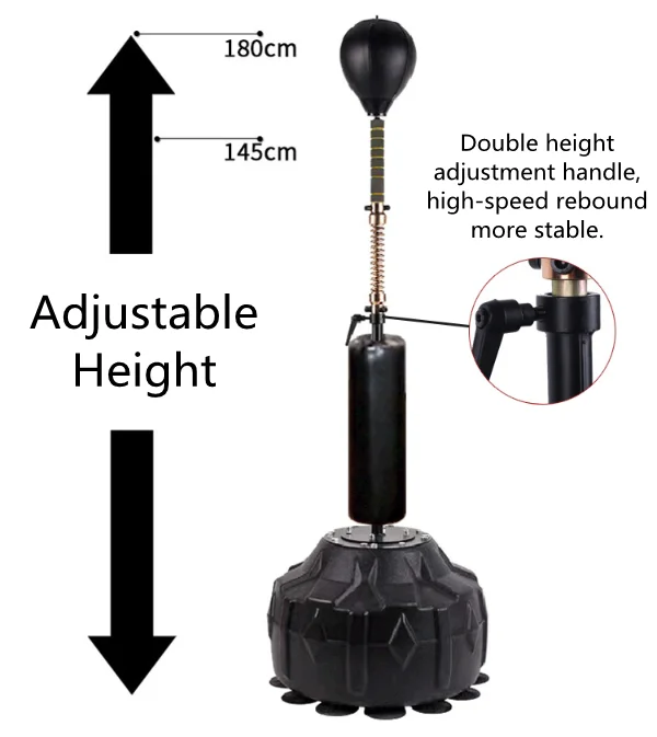 Speed Adjustable Boxing Punching Ball - Durable & Strong