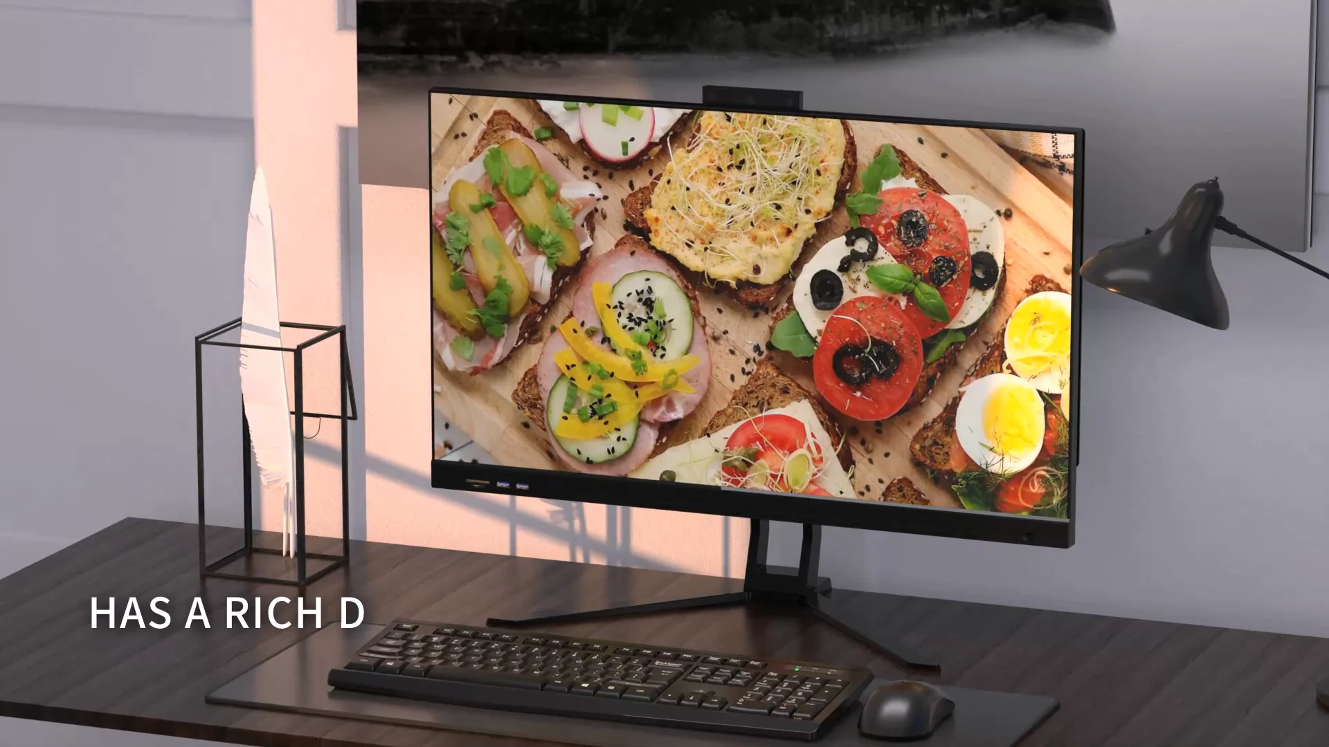 27 " Business Aio Monoblock Desktop Computer 1920*1080 Hd Gamer Pc ...