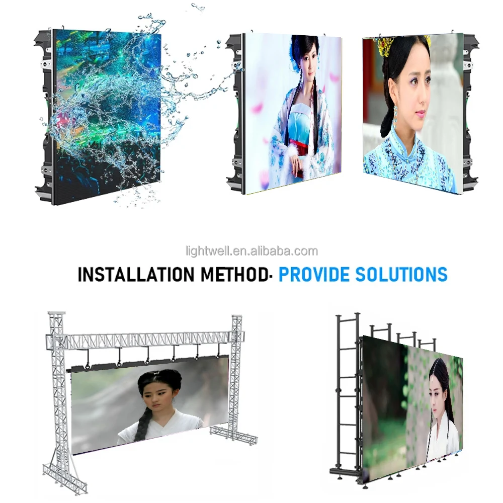Full Color P1.953 Led Panel Displays Stage Led Wall P2 P3 P4 Led Screen ...