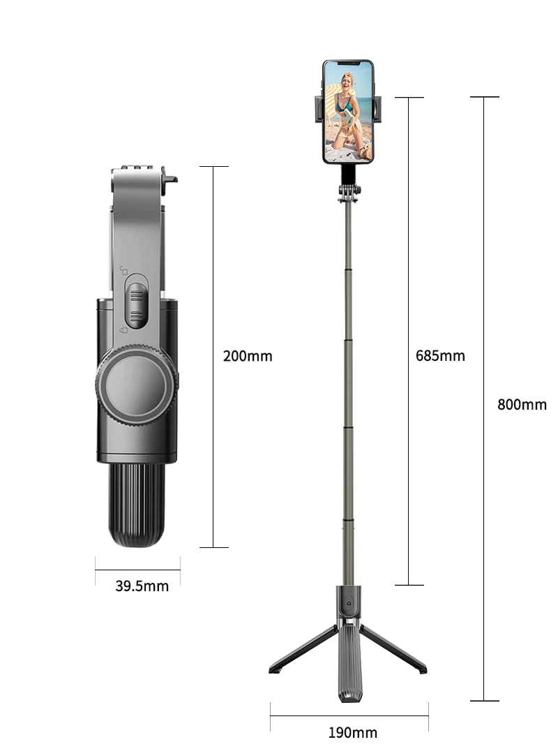 3-axis Gimbal Stabilizer for Smartphone - Portable & Versatile