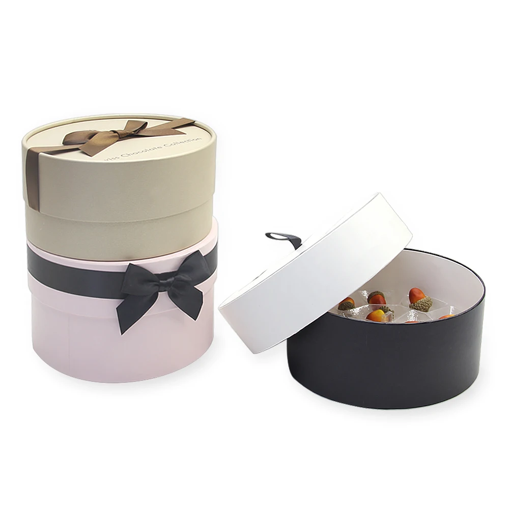 Round Packiging Boxes for Dates and Sweets Indian Sweet Pastry Dessert ...