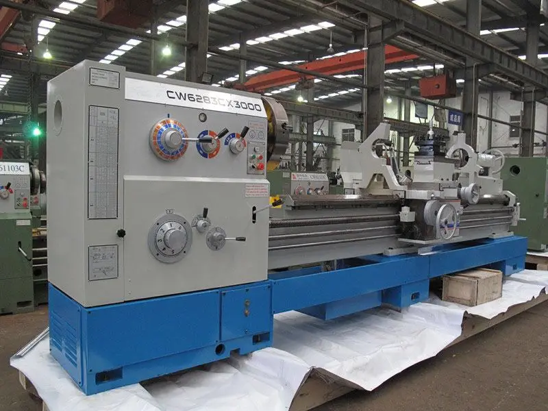 CW6263C Parallel Clutch Horizontal Metal Lathe Machine Tool for Heavy ...