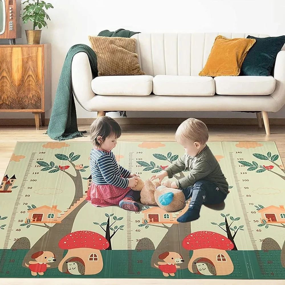 Eco Friendly XPE Foam Rolling Baby Play Mat - Safe & Fun