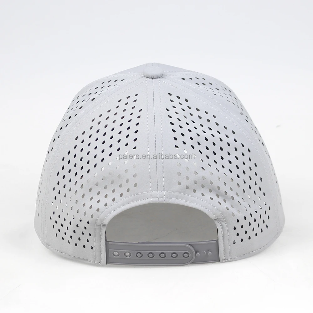 Custom 6 Panel Water Resistant Sports Hat - Quick Embroidery