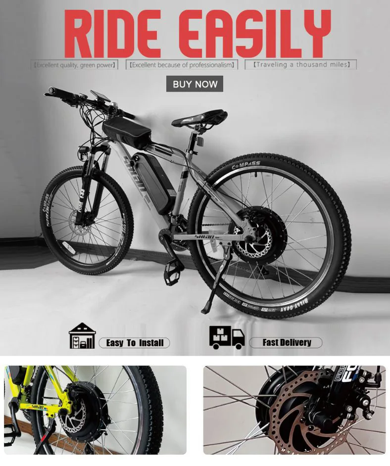 Powerful Hub Motor 48v Wheel Hub 2000w Motor Kits For 48v Battery And ...