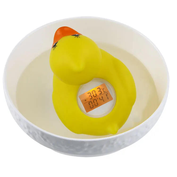 Cute Turtle Duck Floating Toy Digital Baby Bath Water Thermometer For ...