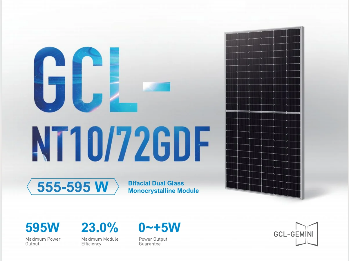 Topcon Gcl N-type Bifacial Monocrystalline 565w-595w Home Solar Panels ...